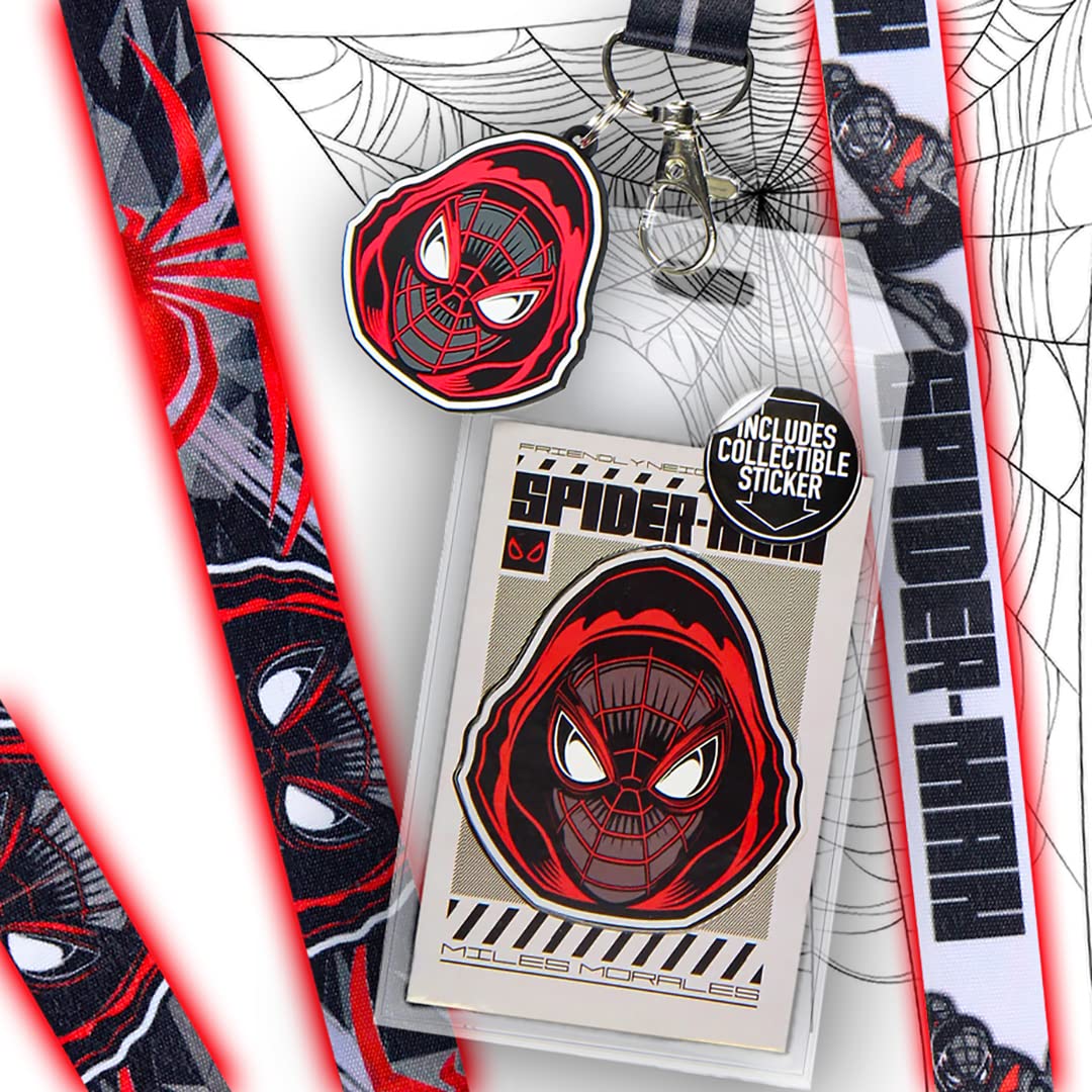 Snapklik.com : Bioworld Marvel Spider-Man Miles Morales ID Lanyard ...
