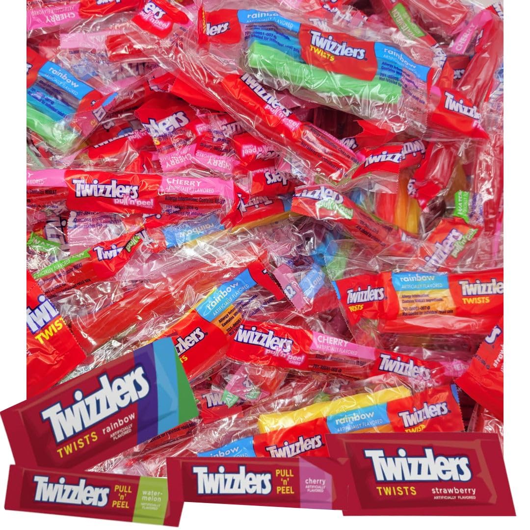 Amazon.com : Halloween Twizzler Assorted Flavored Licorice Style Candy ...
