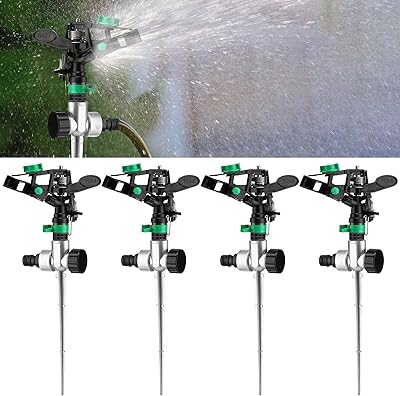 Amazon.com : Nelson Rain Train Traveling Sprinkler for Yard, Heavy Duty ...