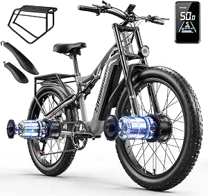 Shengmilo S600 Elektrische mountainbike van 17,5 Ah, voor volwassenen ...