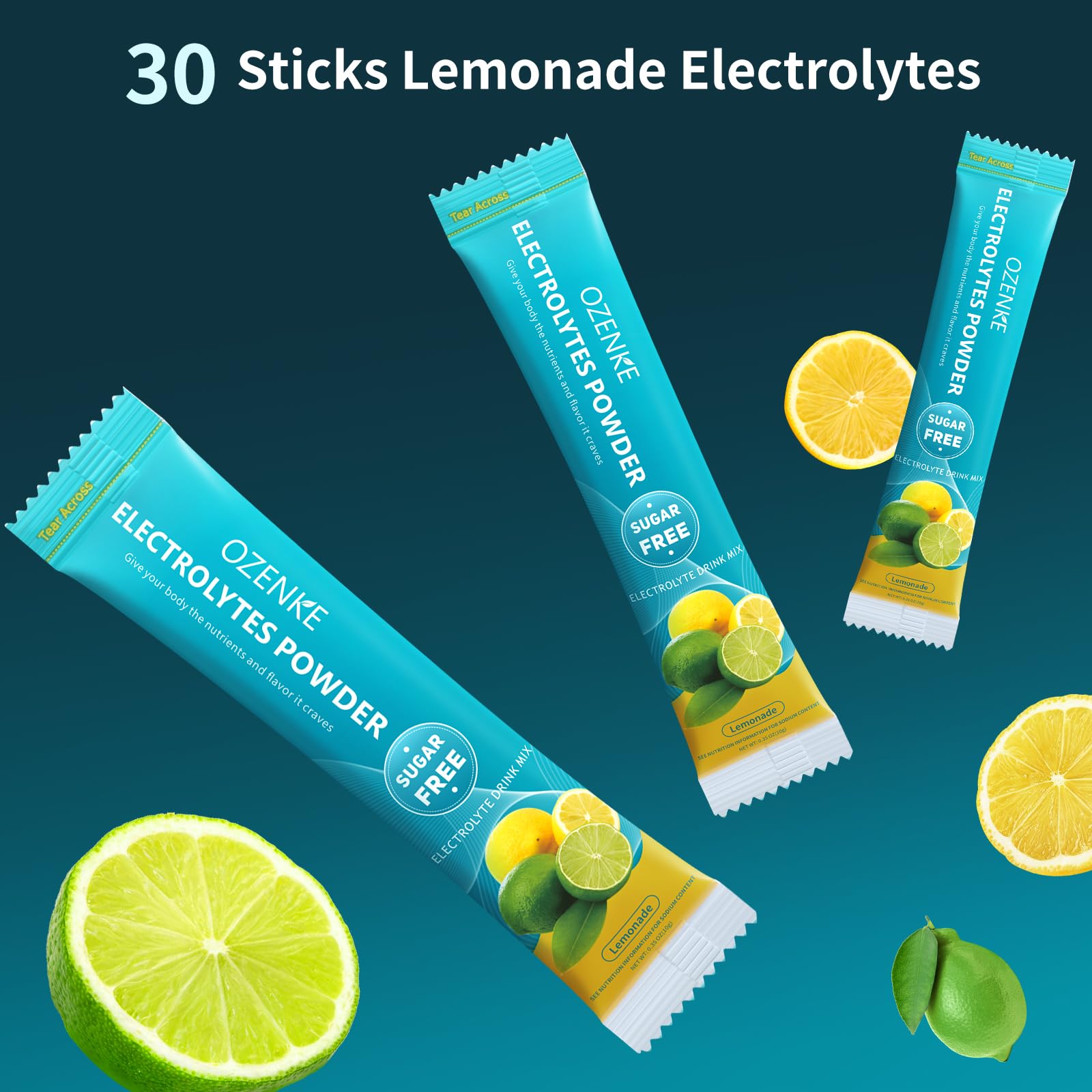 Snapklik.com : Electrolytes Powder Packets,30 Sticks Hydration Packets ...