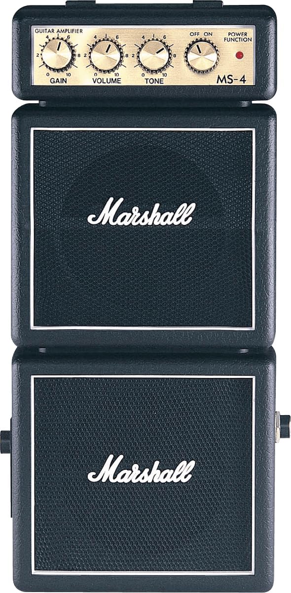 Marshall MS4 Micro Amplifier Stack - Black : Amazon.co.uk: Electronics ...