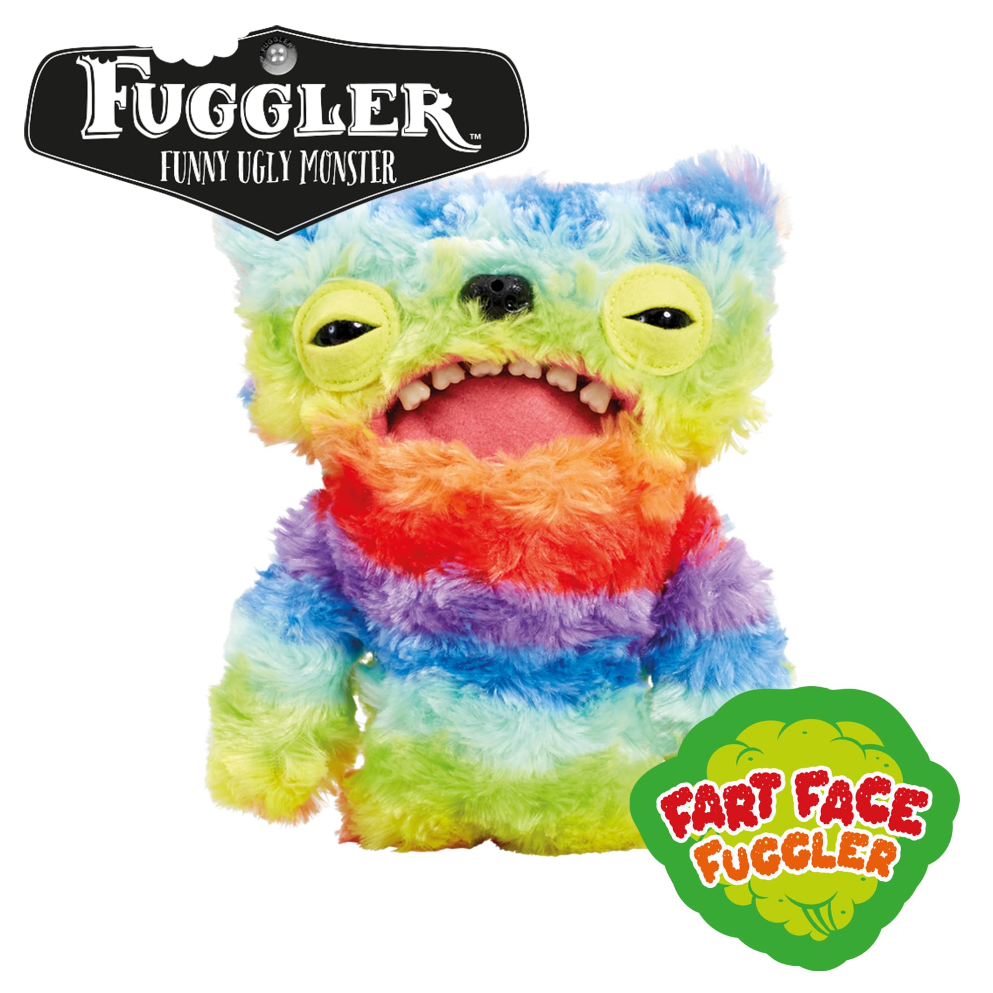 Fuggler Fart Face Wide Eyed Weirdo Soft Toy For Children 4 Years & Over ...
