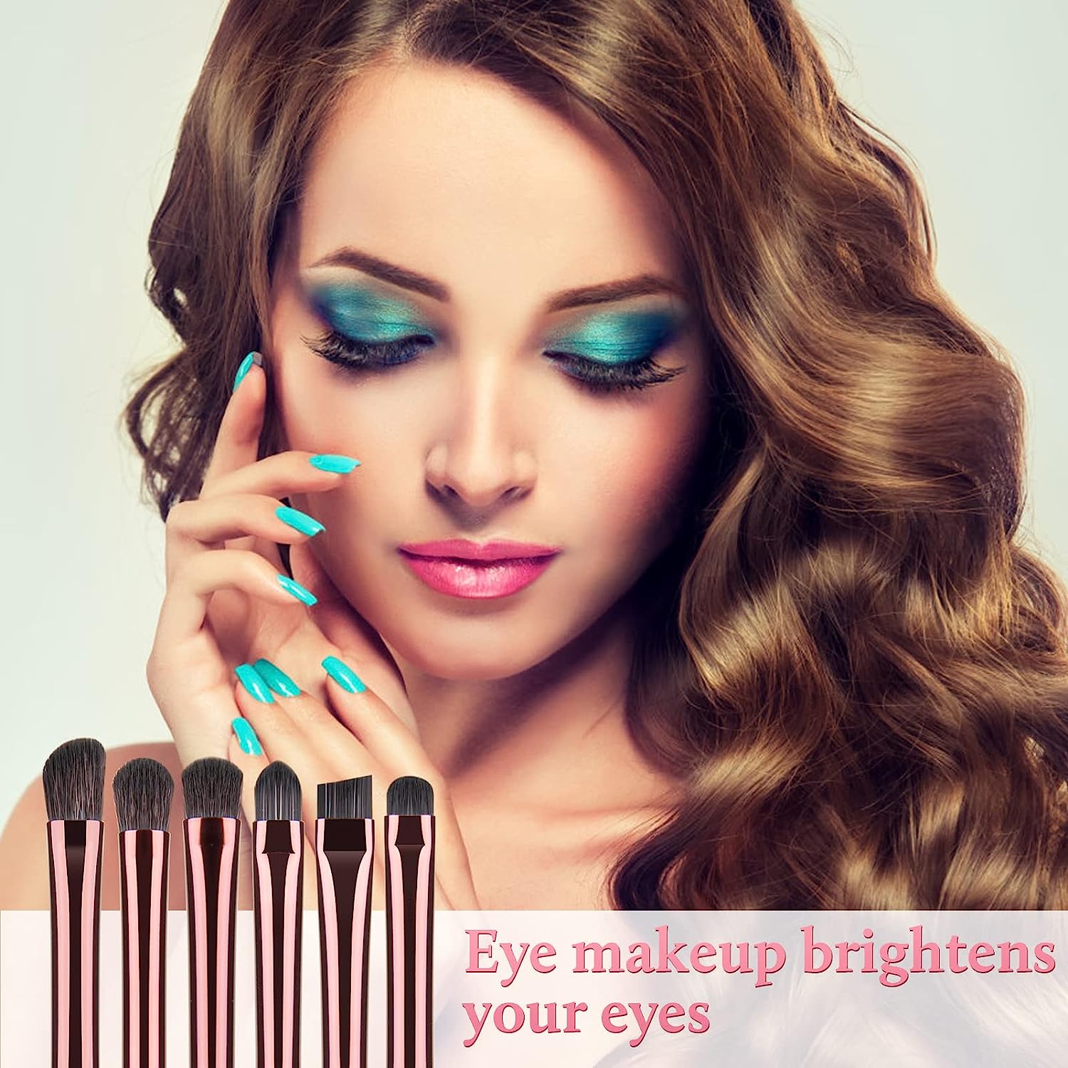 Watch 7pcs Makeup Brushes Eyeshadow Brush Eye Brush Eyebrow Brush on ...