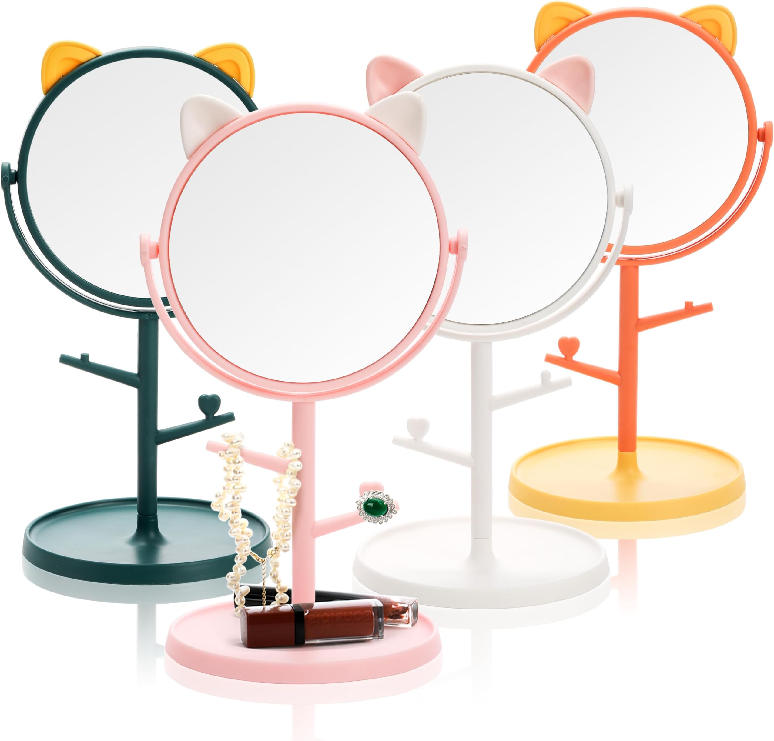 Amazon.com - Louphee Vanity Makeup Mirror with Crystal Rhinestone Girls ...