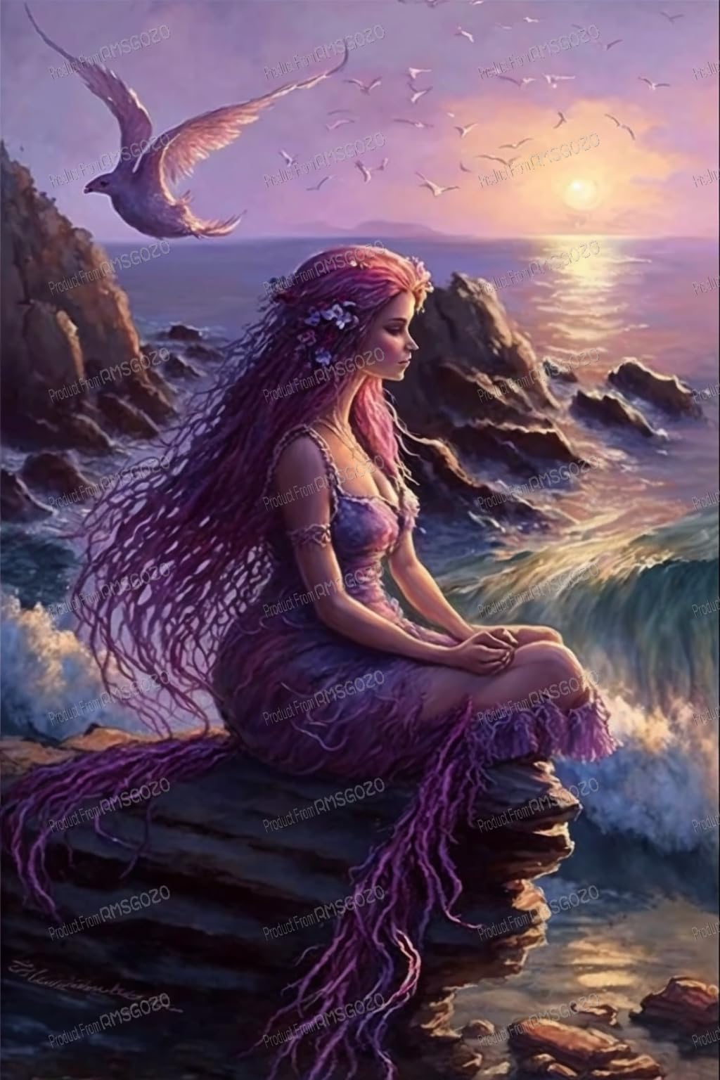 Amazon.com: Mermaid Puzzles 1000 Pieces Jigsaw Puzzle for Adults and ...
