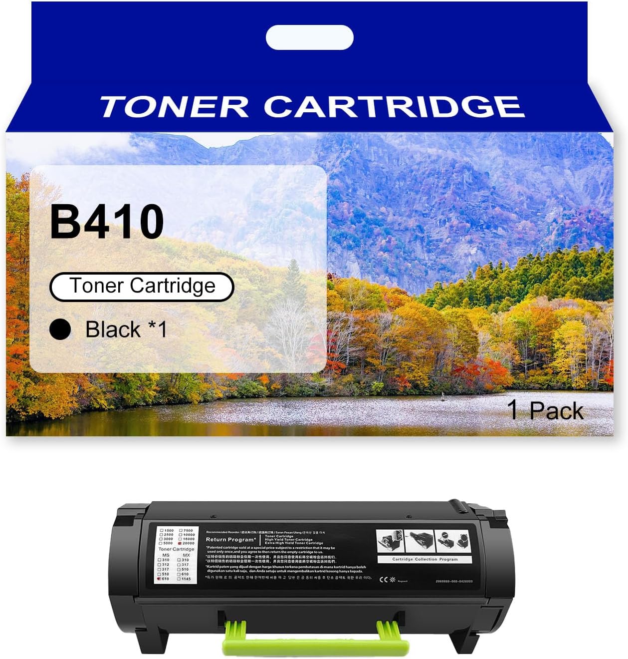 Amazon.com: B410 Toner Cartridges No Chip Replacement for Xerox B410 ...