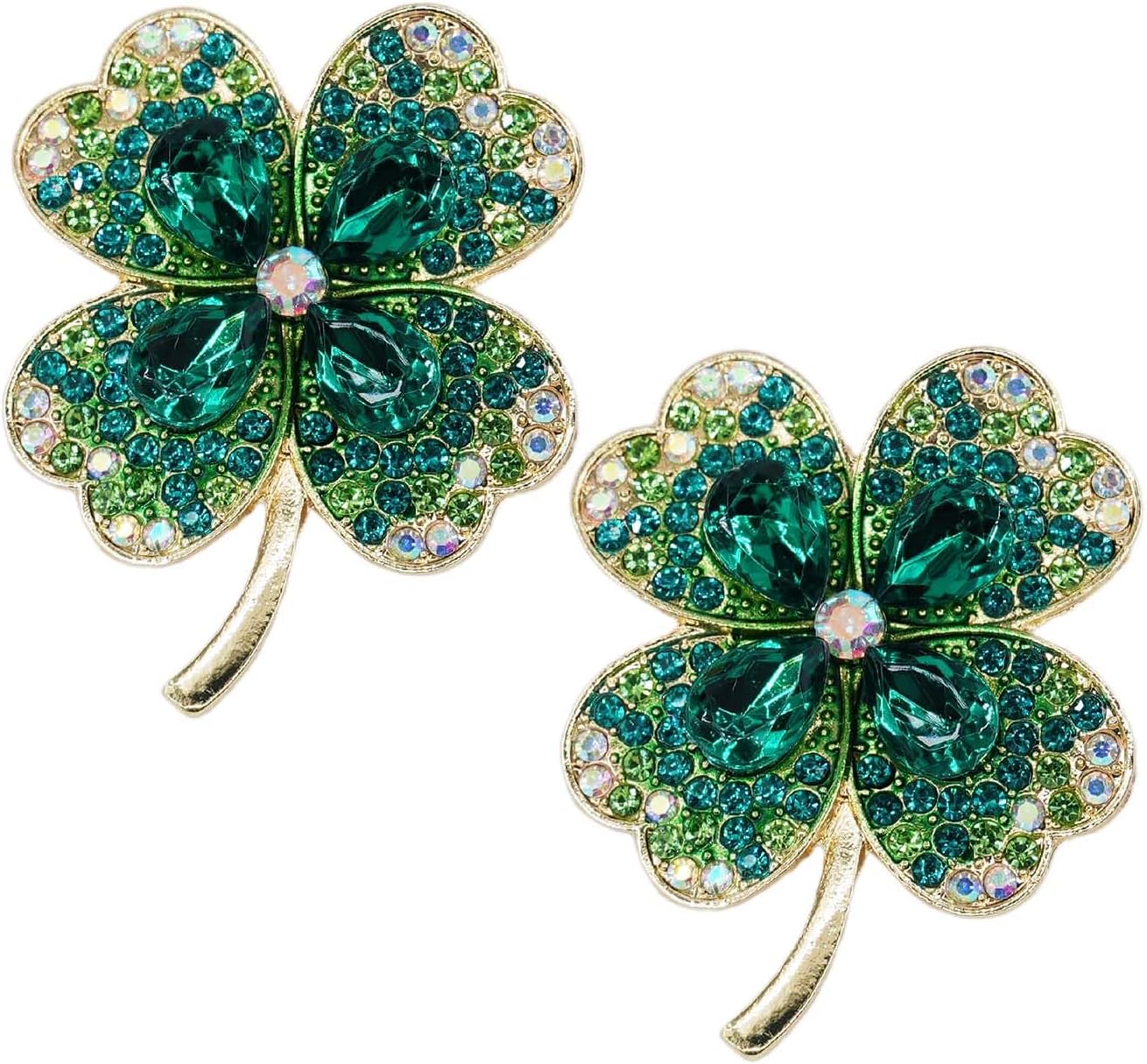 Amazon.com: SQEYYGI 4 Leaf Clover Brooch Pin for Women girl, Brooch Pin ...