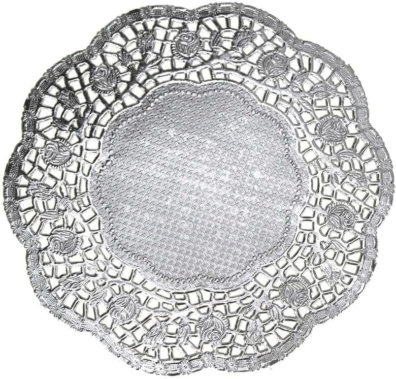 Amazon.com: Round Lace Silver Doilies, 6-1/4-Inch, 6-Piece : Home & Kitchen