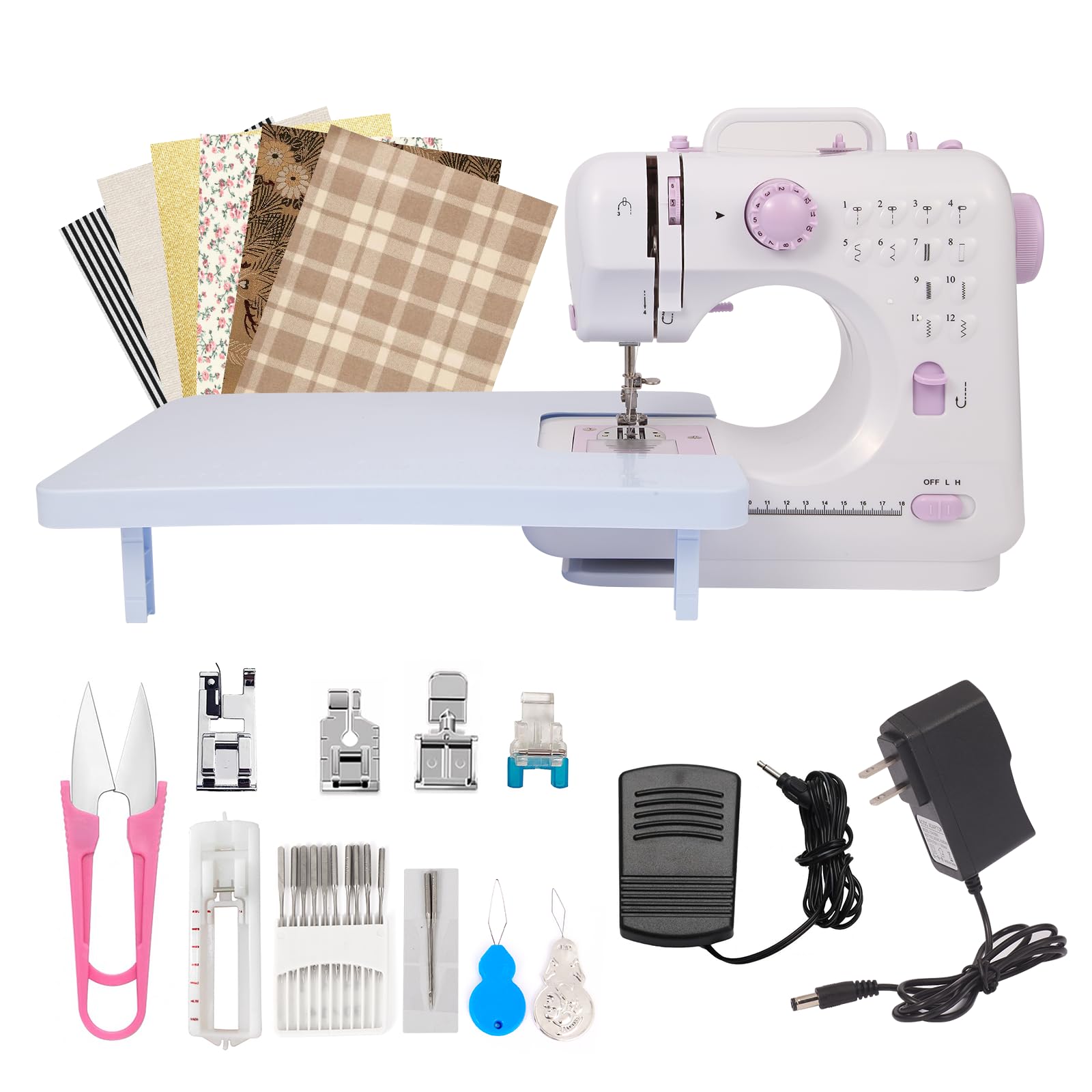 Amazon.com: Panrilad Sewing Machine for Beginners with Extension Table ...