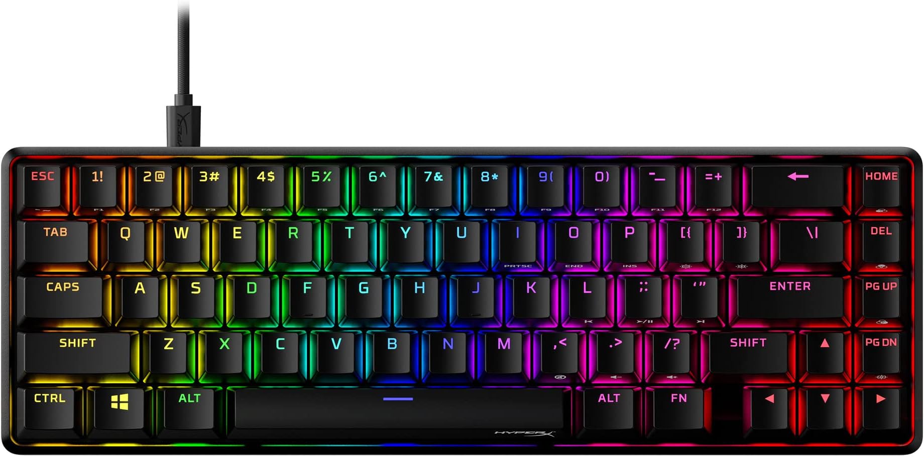 Amazon.com: HyperX Alloy Origins Core Wired Gaming Mechanical Keyboard ...