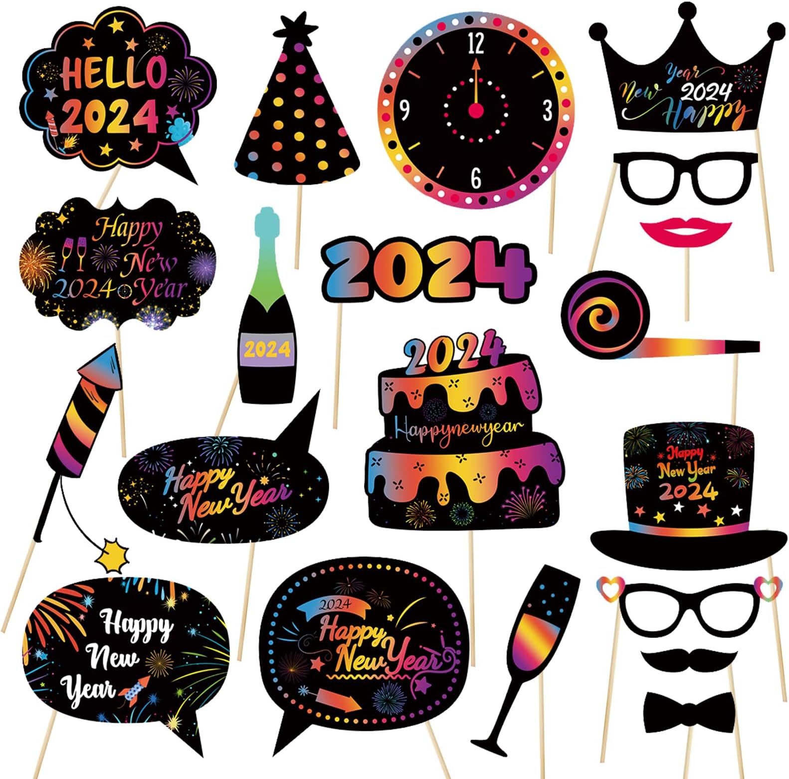 Amazon.com: 30 Pieces Kindergarten Graduation Photo Booth Props ...