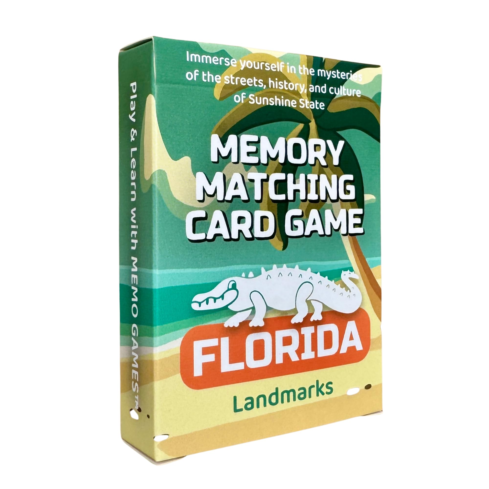 Amazon.com: MEMO GAMES Memory Matching Card Game - Florida Landmarks ...