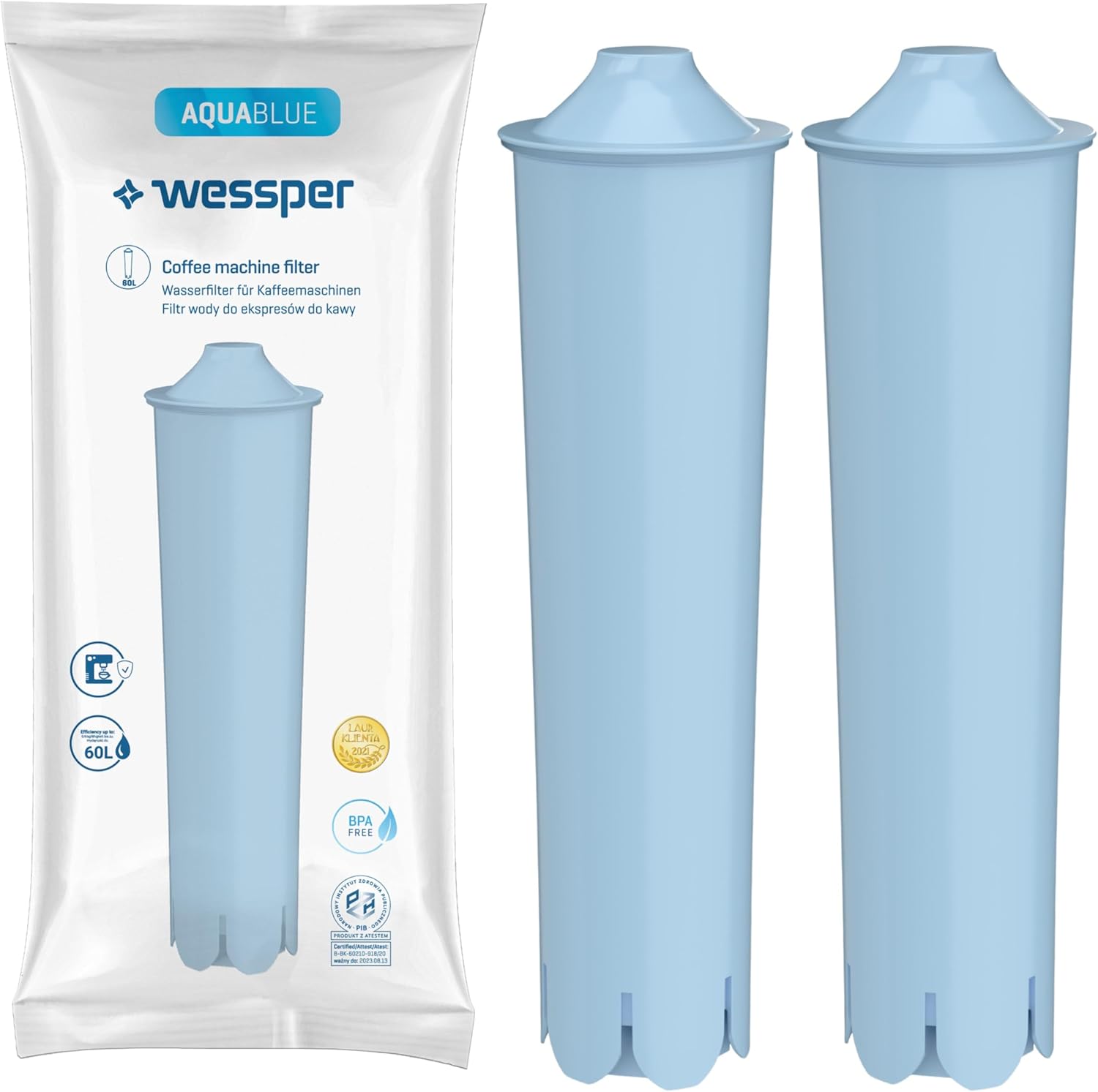 Amazon.de: Wessper Filterpatronen für kaffeevollautomat, Aqua Blue ...