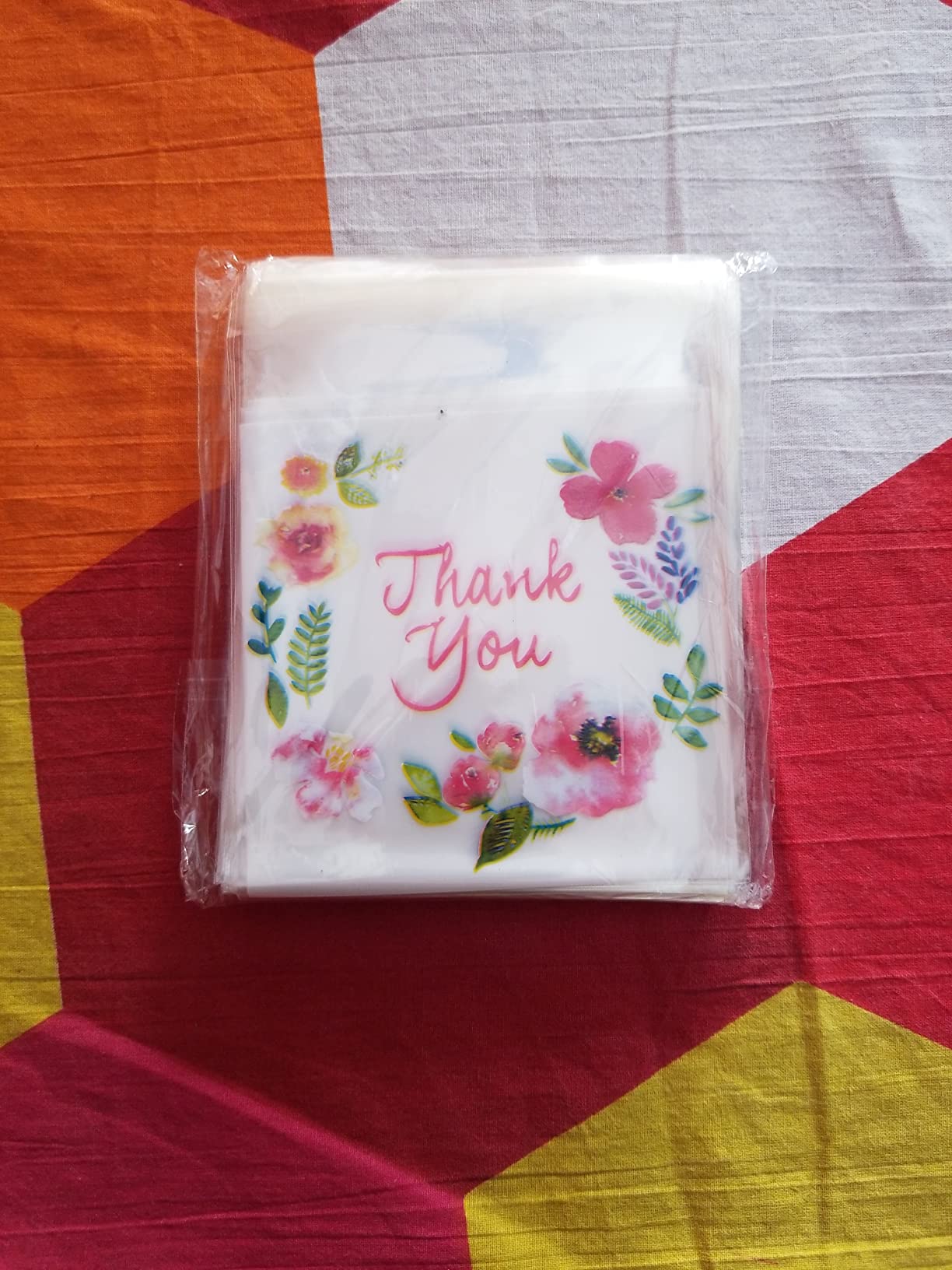 Chocozone Nylon Pack Of 100 Self Adhesive Guddy Bags Party Favor Bags ...