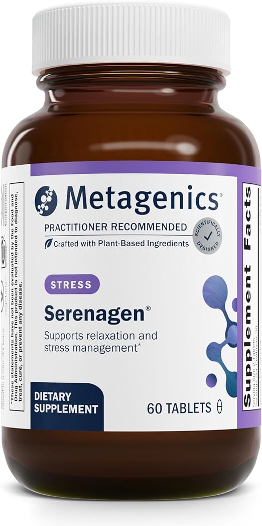 Amazon.com: Metagenics Serenagen, Traditional Herbal Stress Management ...