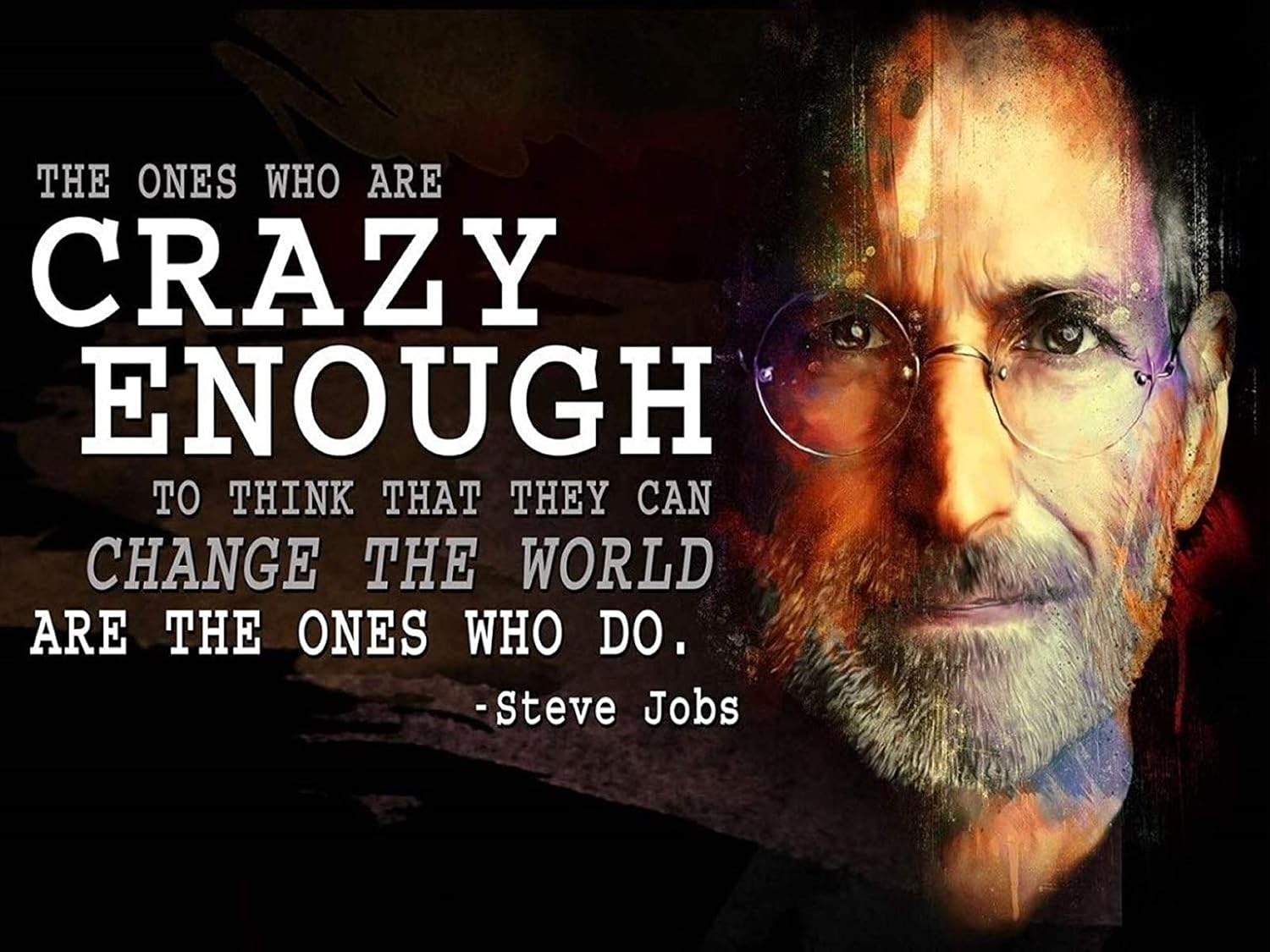 Amazon.com: self Steve Jobs Popular Motivational Quotes 12 x 16 inch ...