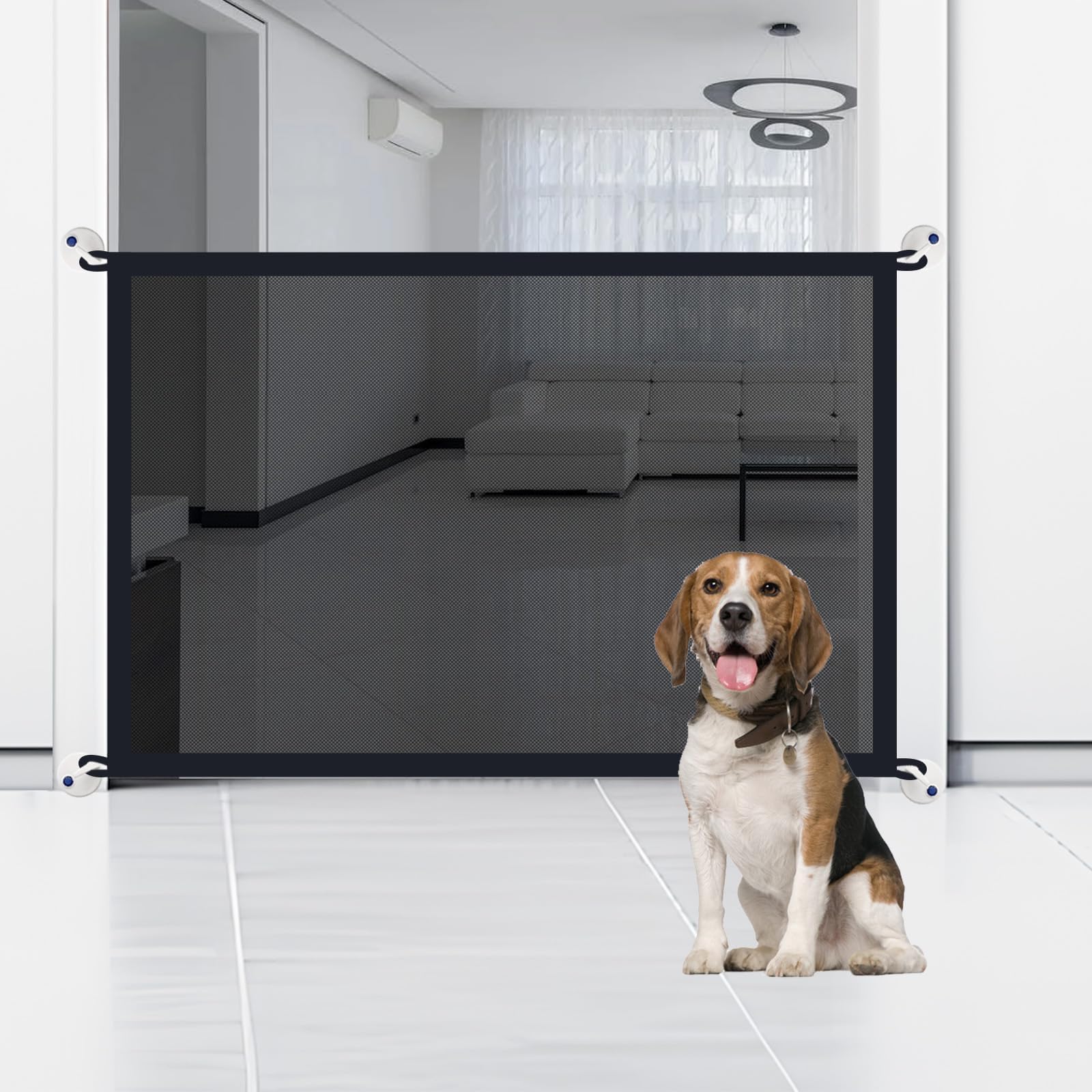Amazon.com: Marsrut Tall Magic Pet Safety Gate - Indoor and Outdoor ...