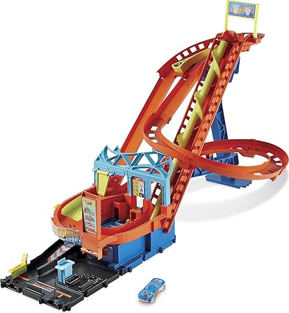 Hot Wheels Roller Coaster Rall : Amazon.co.uk: Toys & Games