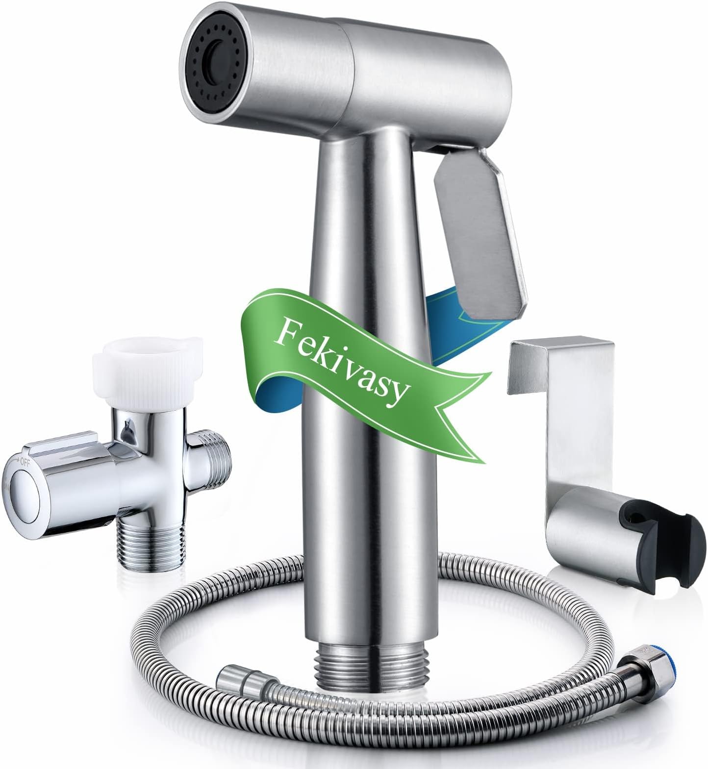 Handheld Bidet Sprayer for Toilet. Full Set. Adjustable Water Pressure ...