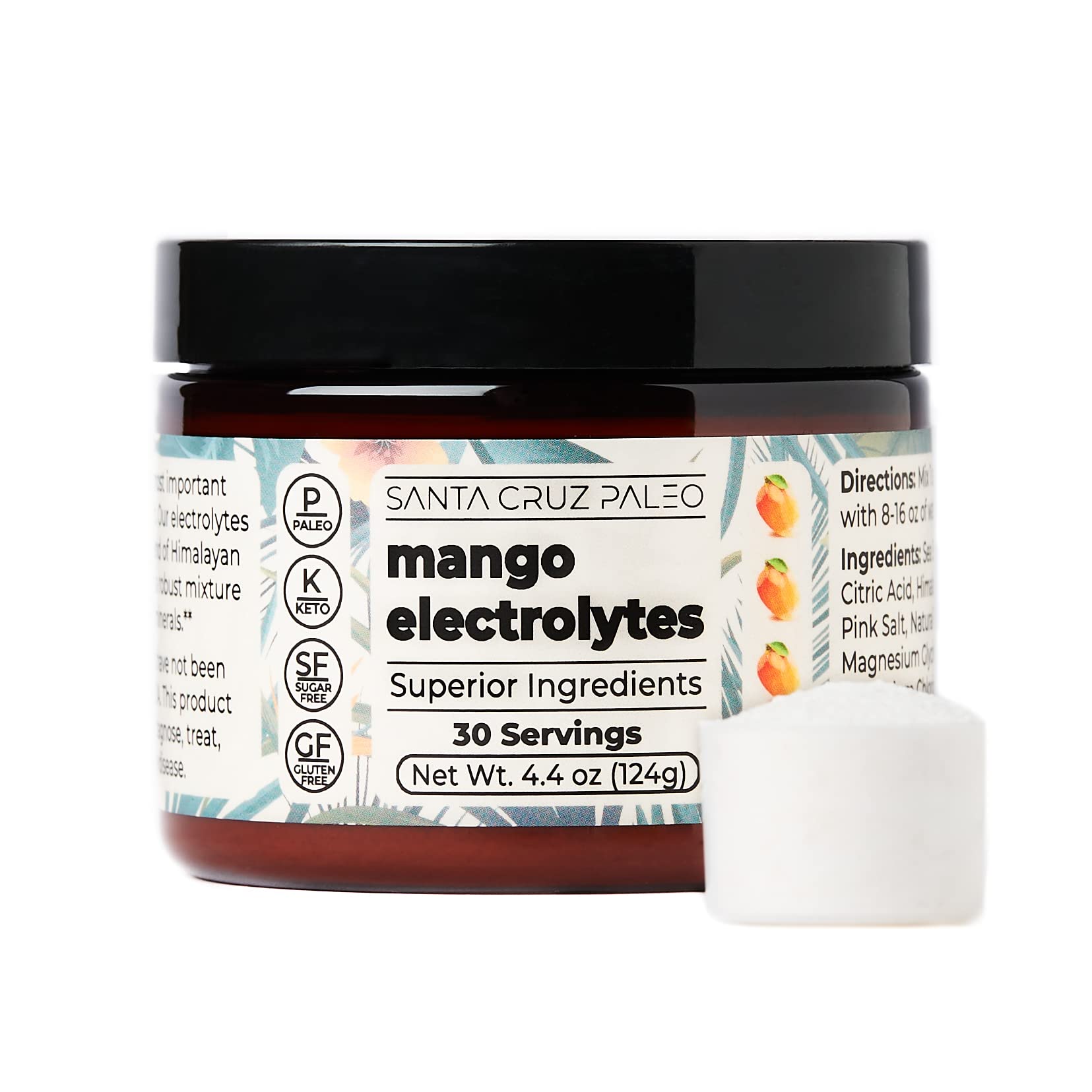 Snapklik.com : Santa Cruz Paleo Real Salt Electrolytes Powder, Mango ...