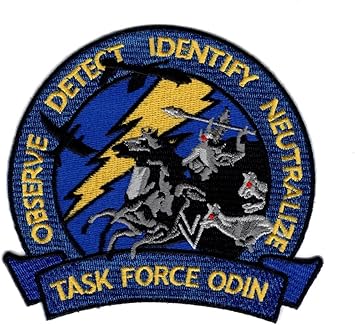 Amazon.com: Task Force Odin Valknut Viking Valhalla Embroidered Iron On ...
