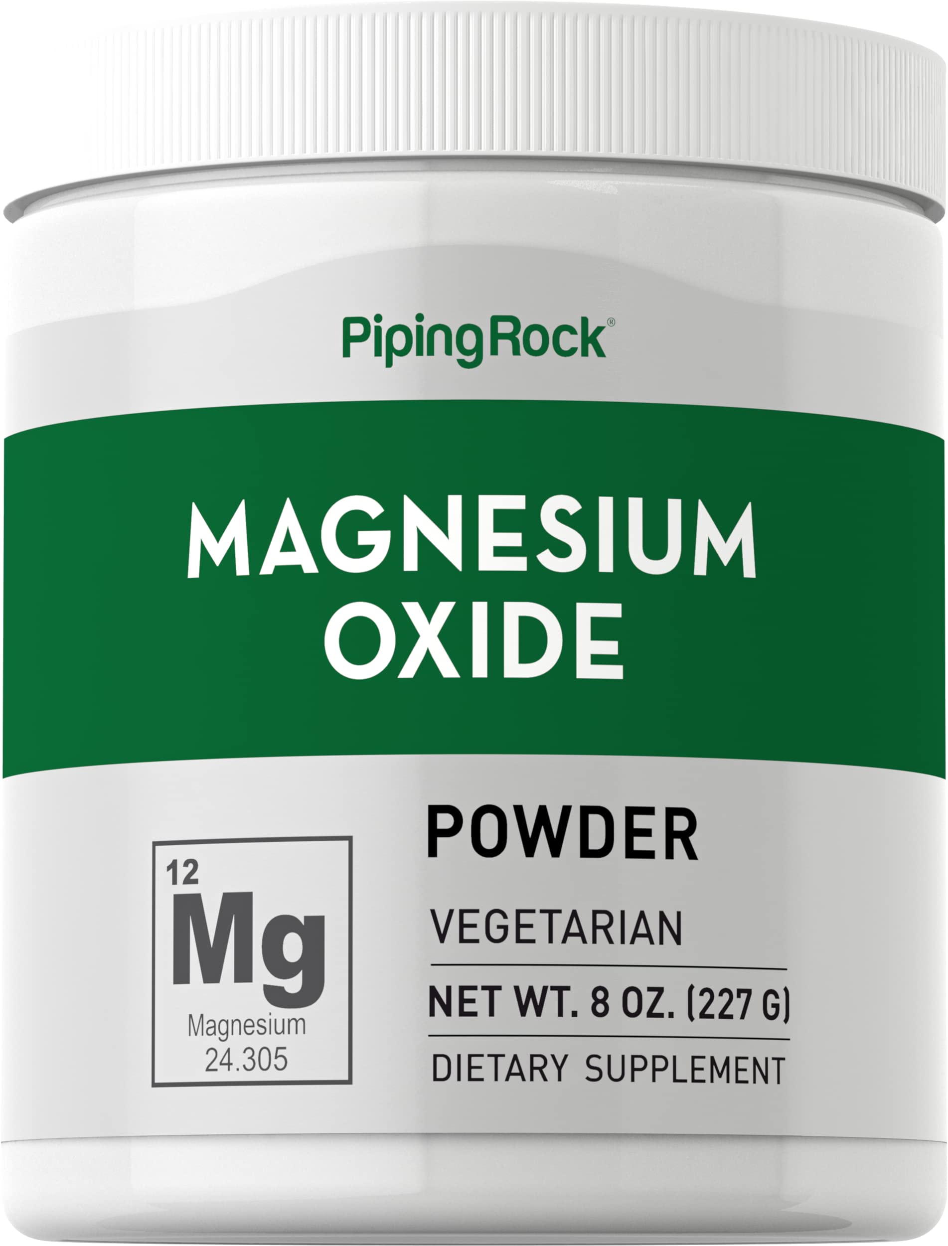 Amazon.com: Magnesium Oxide Powder | 8 oz | 400mg | Vegetarian, Non-GMO ...