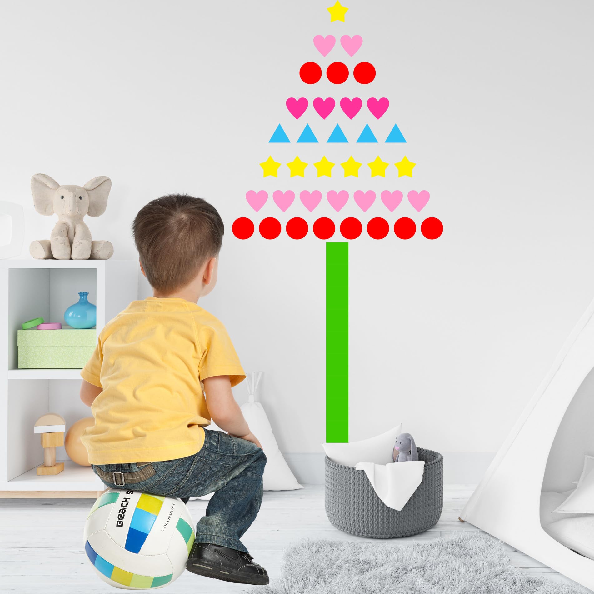 Snapklik.com : 2016 PCS Multi-Shaped Color Coding Stickers 7 Colors 6 ...