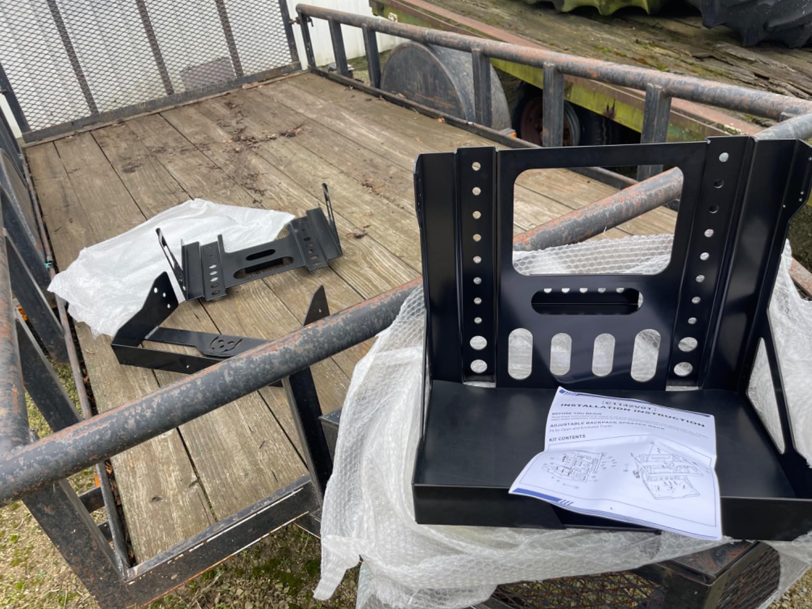 Amazon.com: ELITEWILL Adjustable Garden Trailer Backpack Sprayer Rack ...