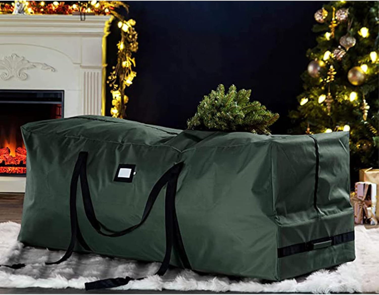 Amazon.com: Christmas Tree Organizer with Wheels and Handles,9ft ...