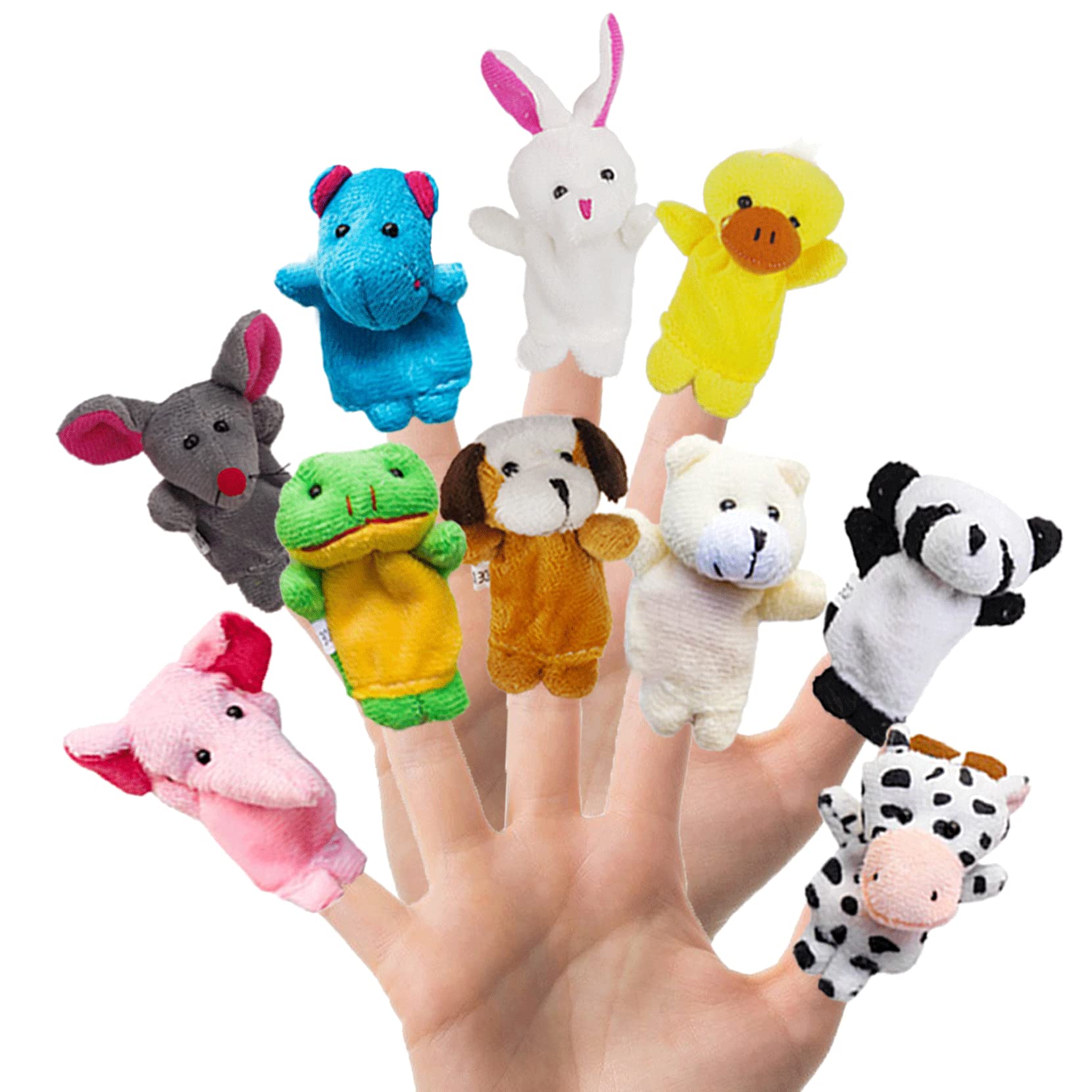 Snapklik.com : 10Pcs Story Time Finger Puppets