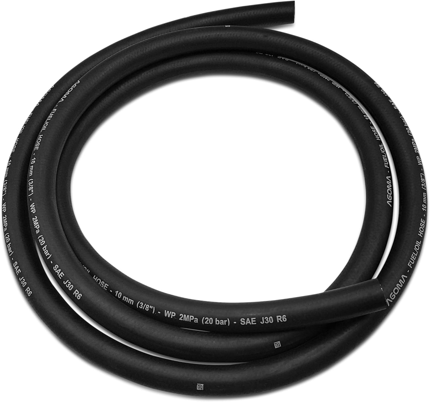 10mm Fuel Hose – Reinforced Rubber Hose for Fuel, Diesel, Petrol, Water ...