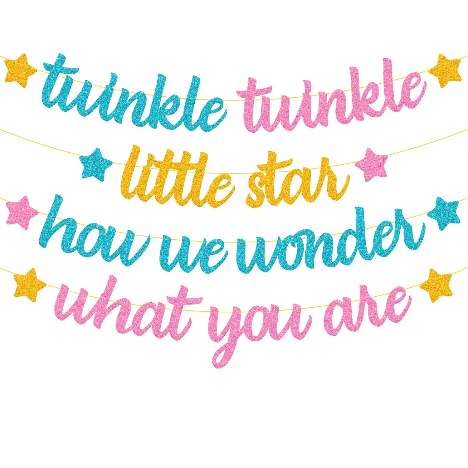 Twinkle Twinkle Little Star Banner How We Wonder What You Are Banner ...