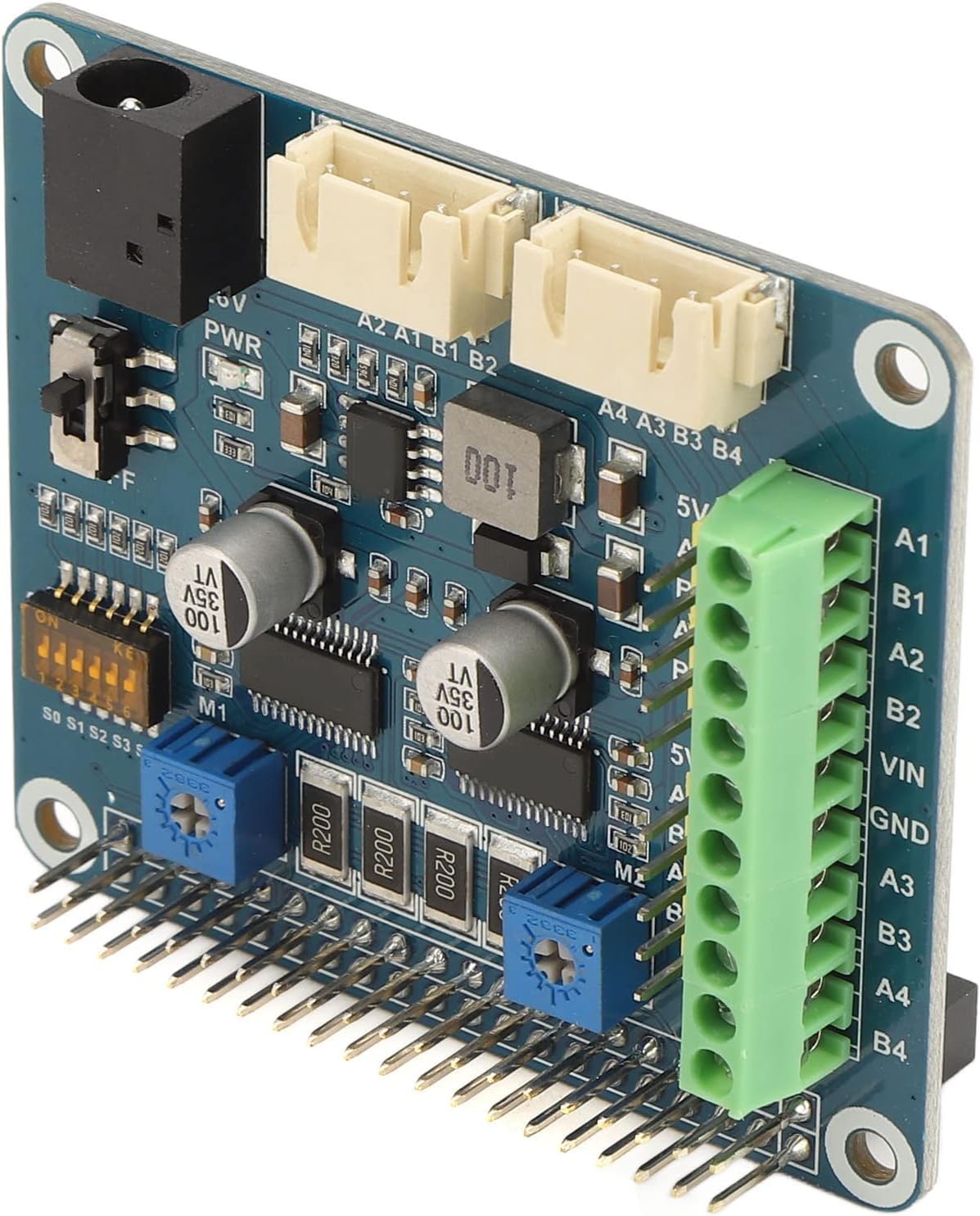 Amazon.co.jp: Stepper motor for HAT, HR8825 motor controller drives two ...