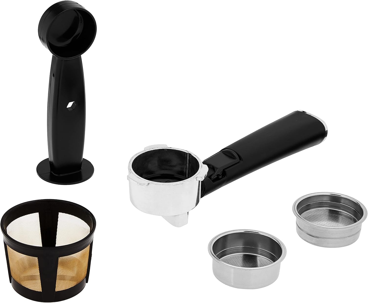 2-in-1 Pump Espresso Machine & Single Serve Coffee Maker with Milk ...