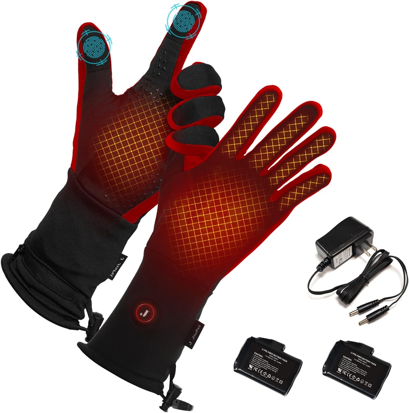 Amazon.com: Heated Gloves for Men Women,Heated Electric Gloves Three ...
