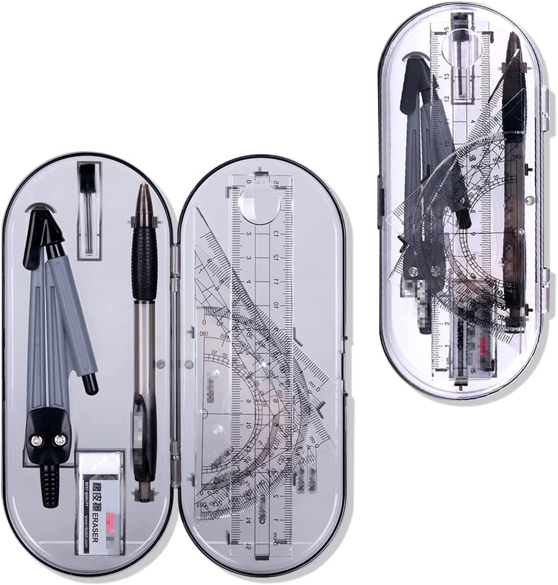 2 sets Mathematical Geometry Set Essential Tools For School Geometry ...