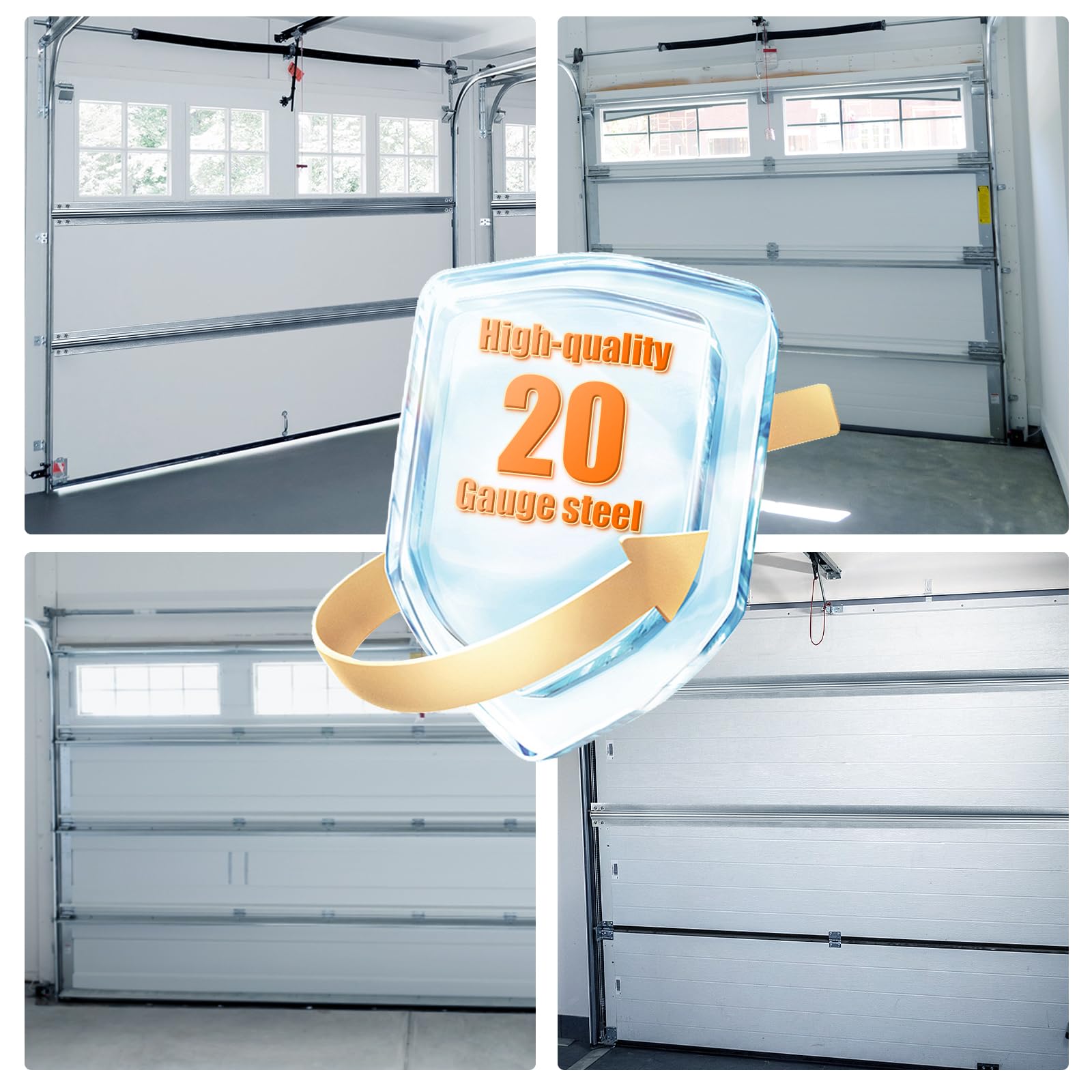 Snapklik.com : LAJIAOZ Heavy Duty Garage Door Reinforcement Struts ...