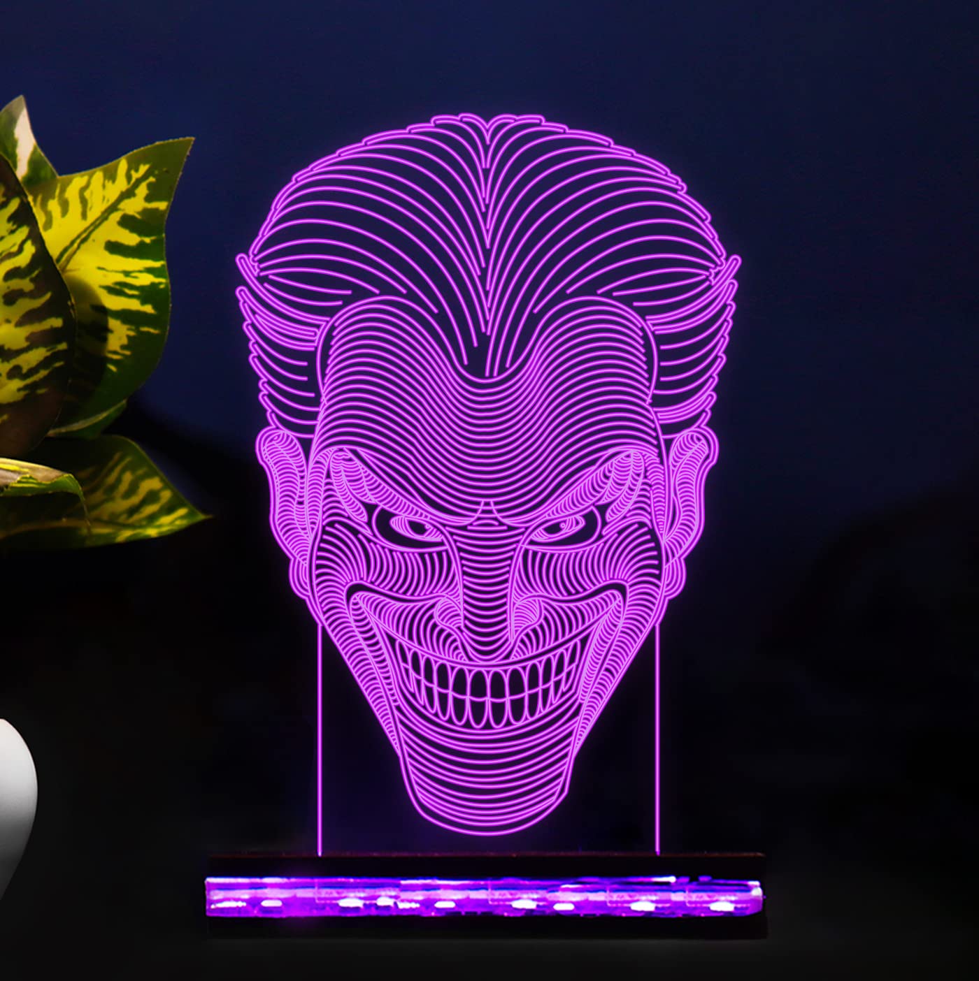 Buy StarLaser 3D Illusion Joker Night lamp for Home Decor Light 16 ...