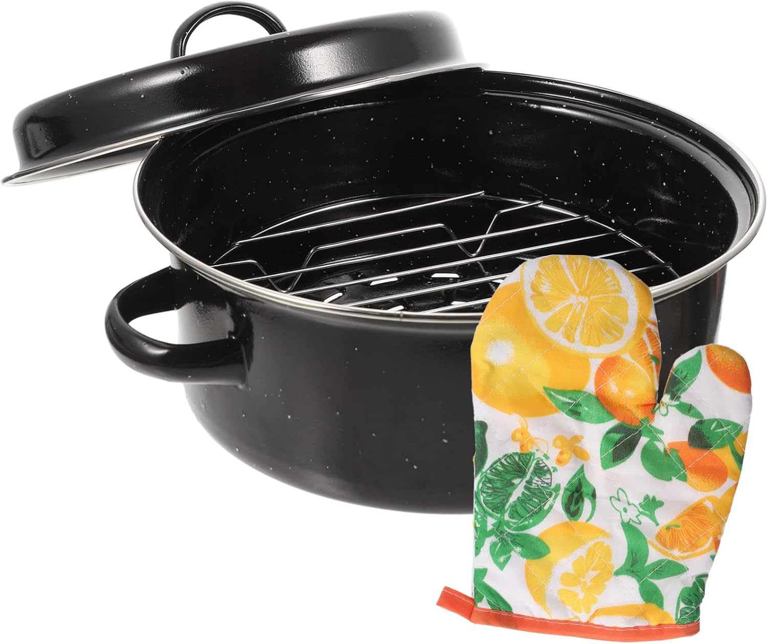 Amazon.com: 1 Set Kitchen Turkey Plate Enamel Multifunction Insulation Pot