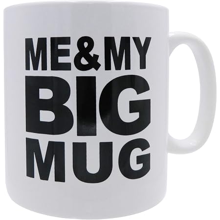 Amazon.com: BigMouth Inc. Size Matters Coffee Mug, Novelty Coffee Mug ...