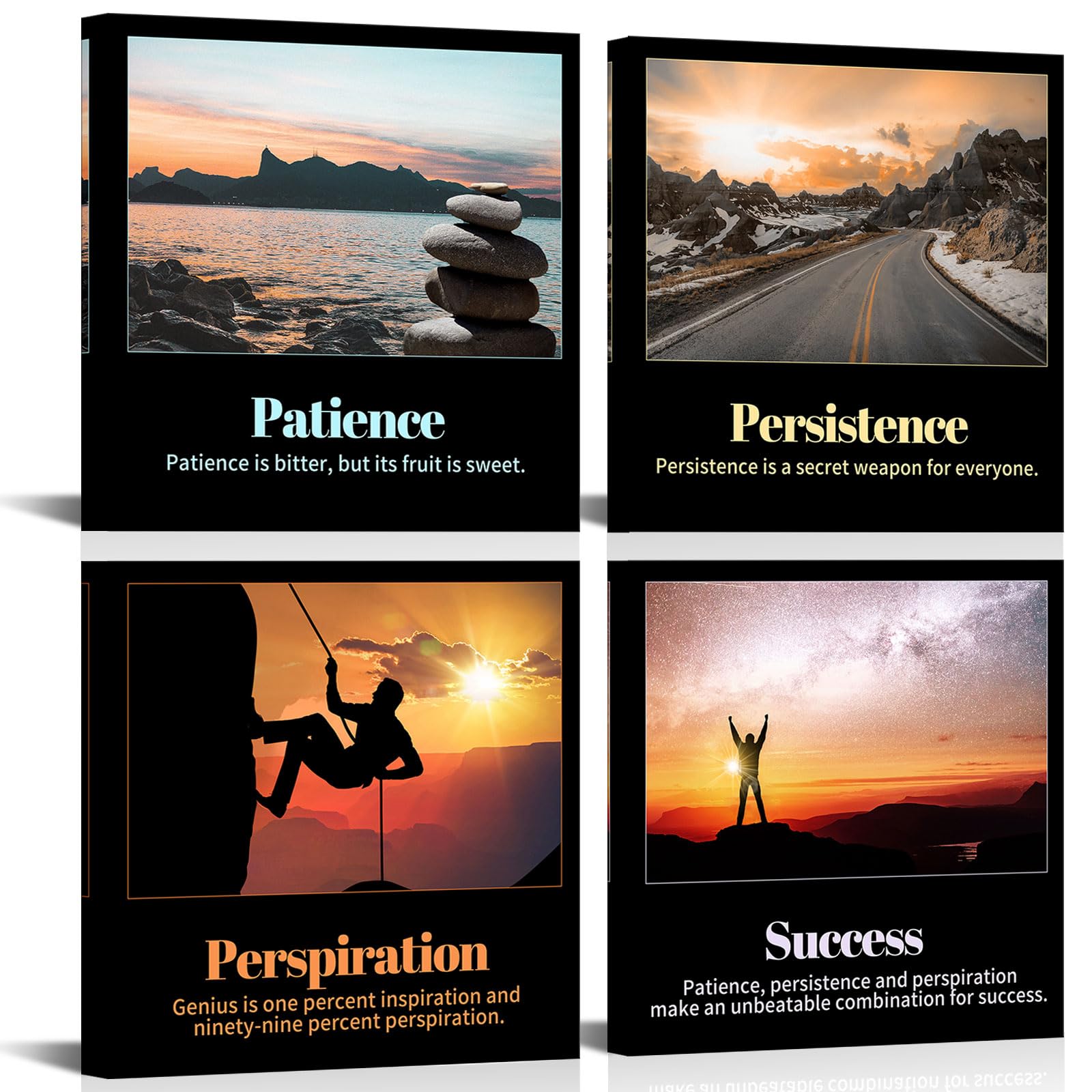 Amazon.com: Artsbay Motivational Quotes Motto Inspirational Canvas Wall ...