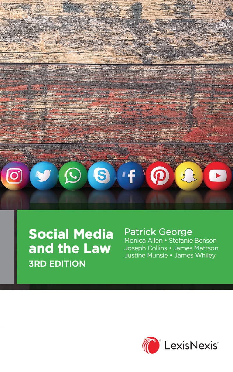Social Media and the Law, 3rd edition: unknown author: 9780409351408 ...