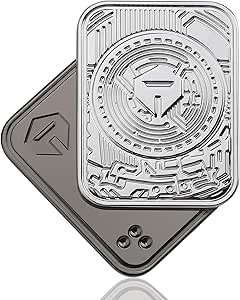 Magnetic EDC Fidget Coin Toy, Cool Sensory Manually Rotate Toy Birthday ...