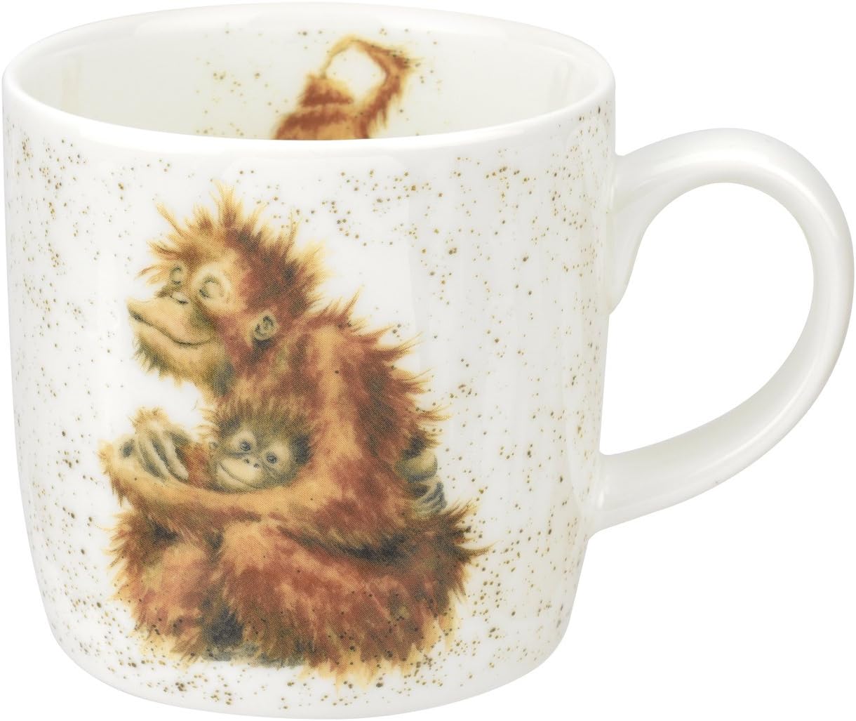 Portmeirion Home & Gifts MMMX5629-XS Orangutangle Orang-utan Single Mug ...