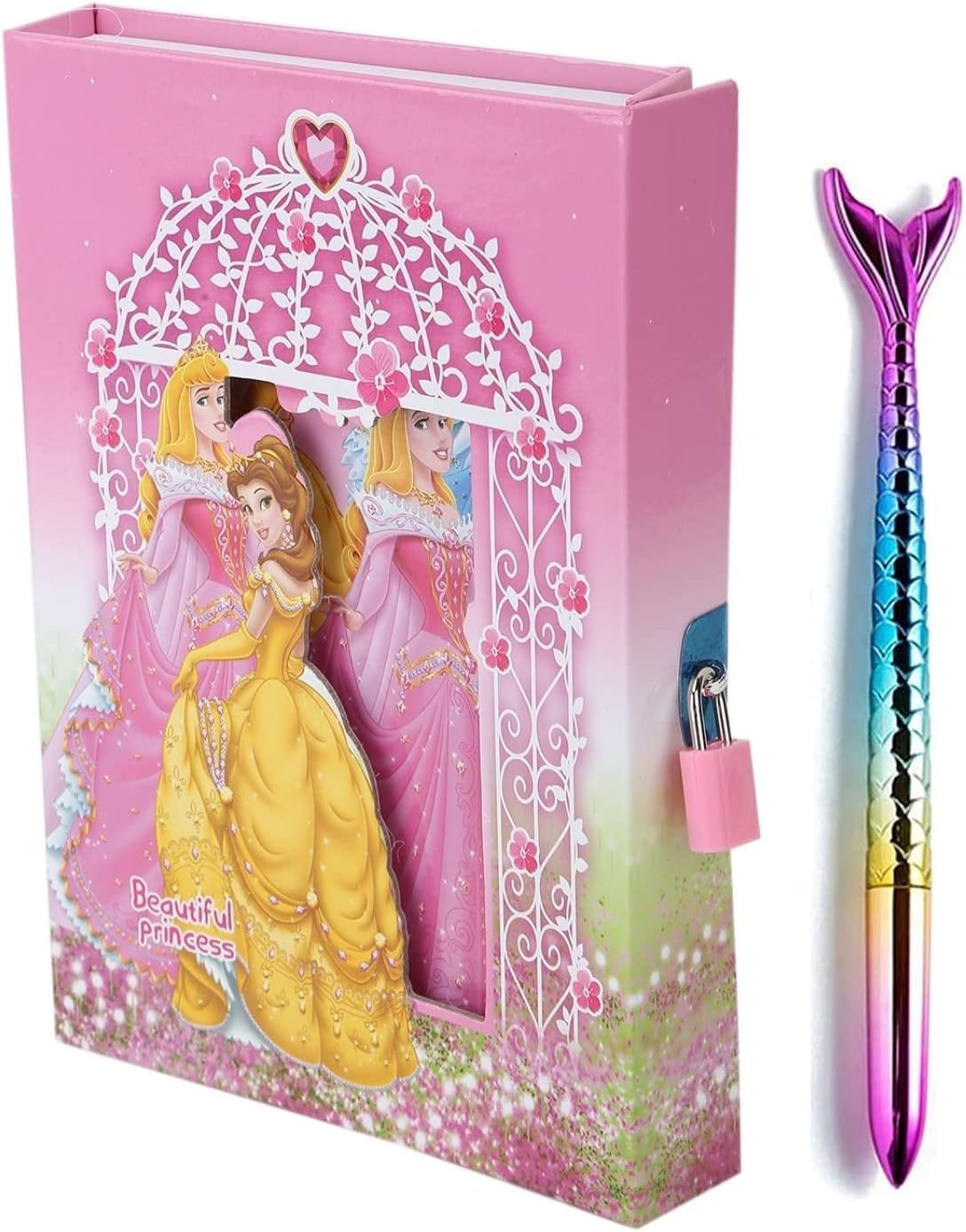 SHREE TECHNESH Angel Printed Password Diary With Lock For Girls | Lock ...