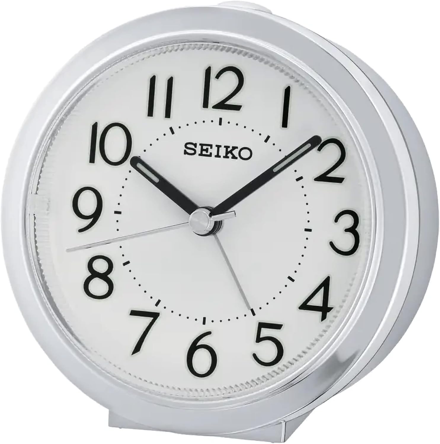 Amazon.com: SEIKO Sussex Bedroom Alarm Clock, Silver