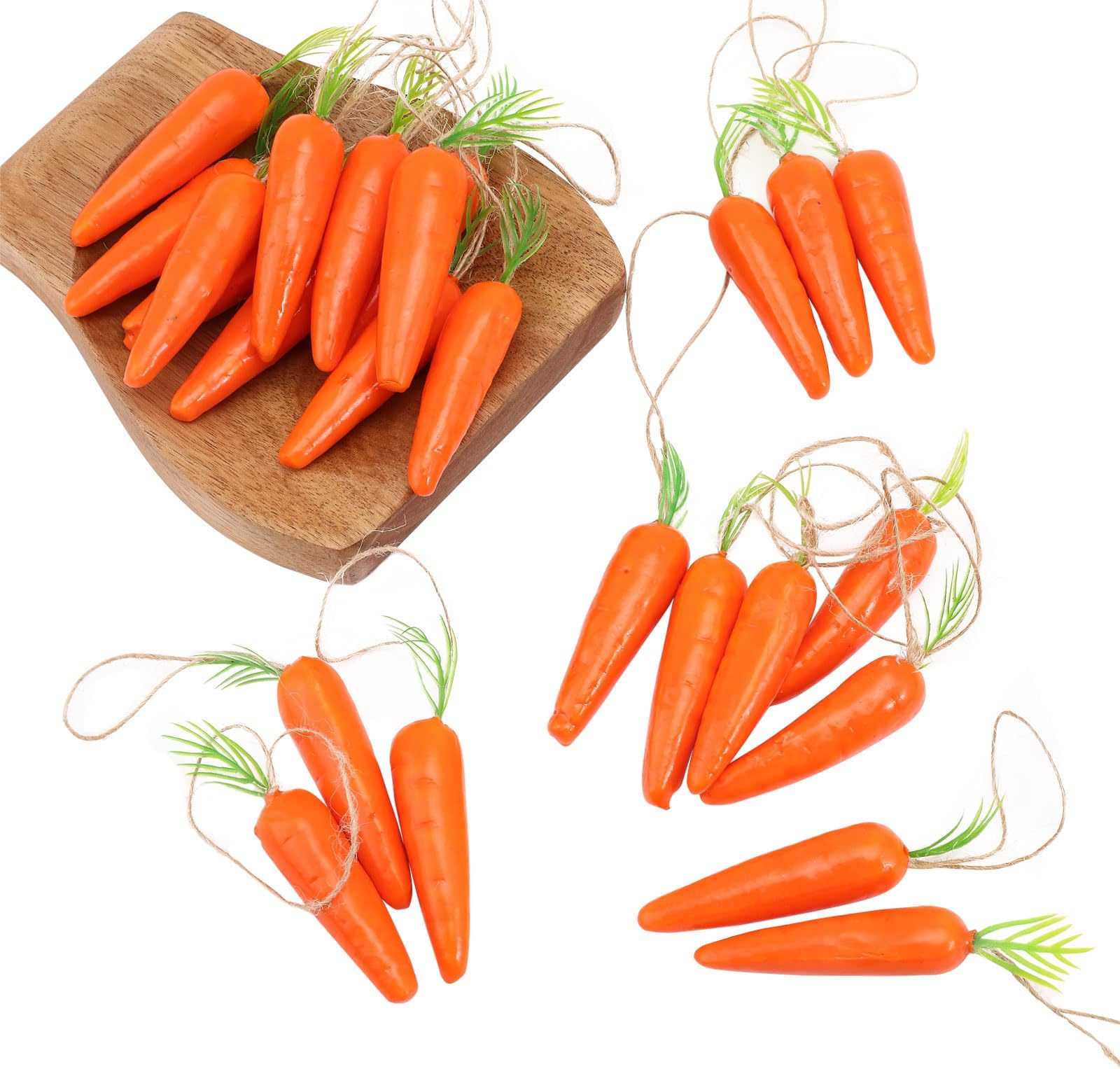 Amazon.com: CHGCRAFT 24Pcs Easter Decor Carrots Lifelike Carrots with ...