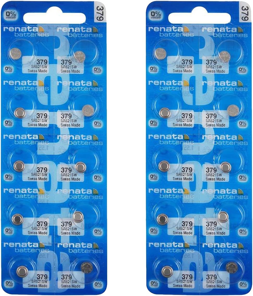 Amazon.com: Renata 321 SR616SW Batteries - 1.55V Silver Oxide 321 Watch ...
