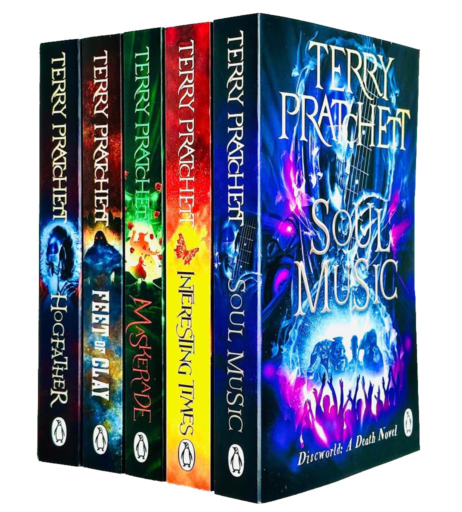 Terry Pratchett Discworld Novels Series 4 - 5 Books Collection Set ...
